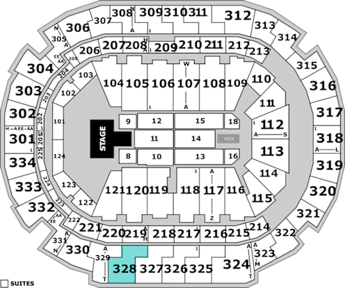 American Airlines Seating Chart Dallas Tx American Airlines Center