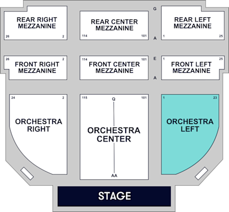 Barrymore Theatre Ny Seating Chart